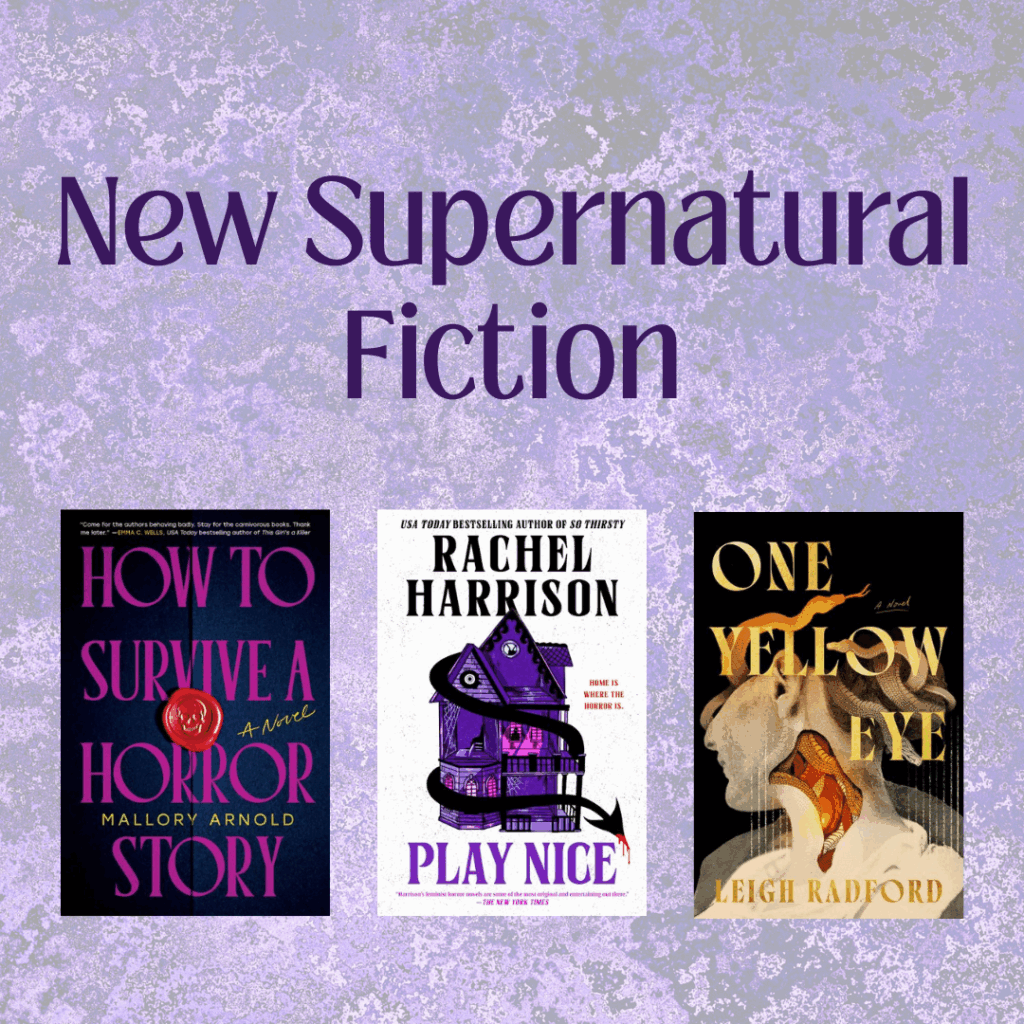 New Supernatural Fiction